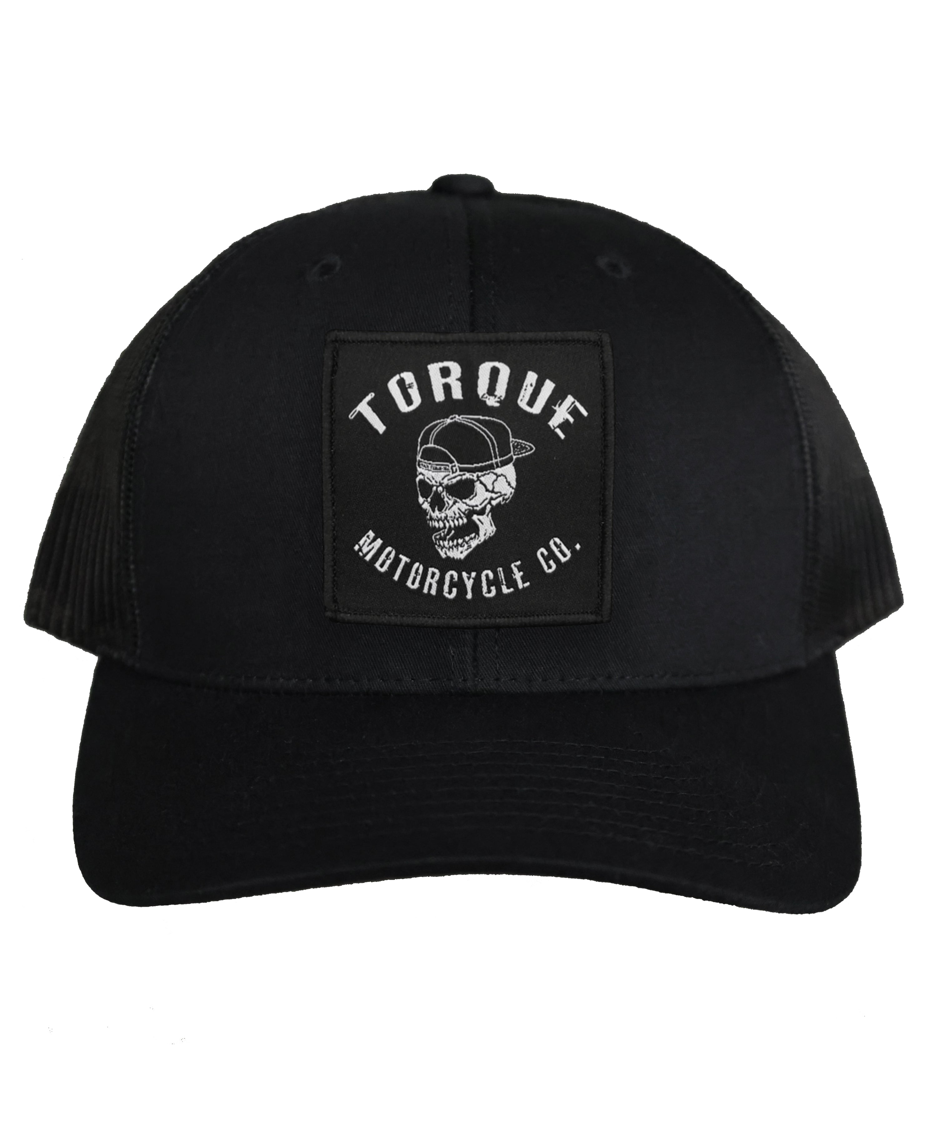 CREST TRUCKER HAT – TORQUE MOTORCYCLE CO.